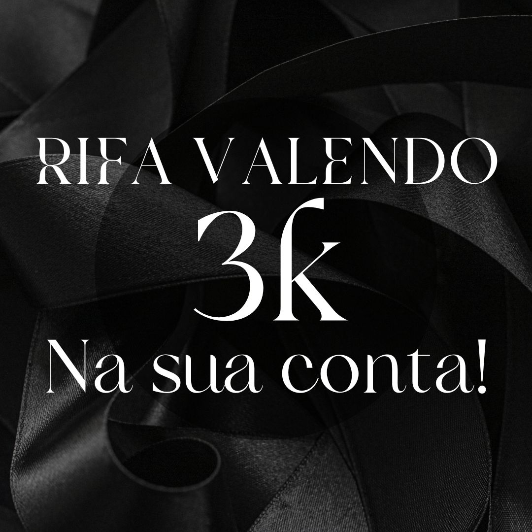 Rifa R$3.000,00 na sua Conta! Sorteio Ocorrerá no Instagram @pedrogabrielsaints